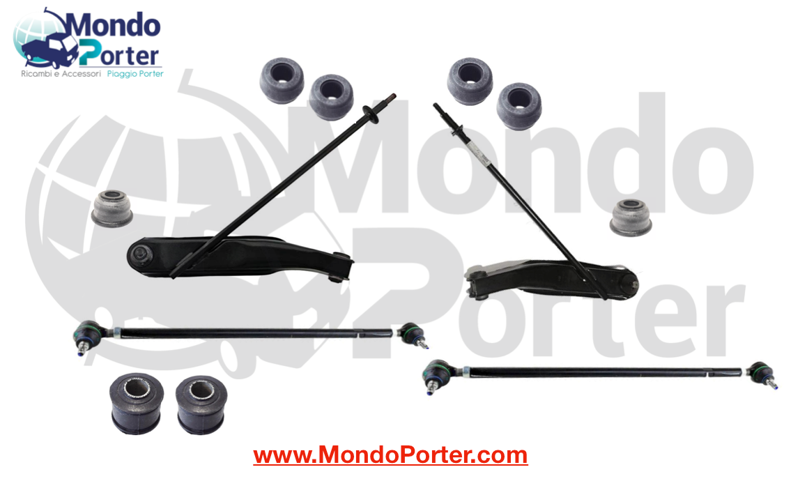 How to overhaul the front suspension of the Piaggio Porter? Guide