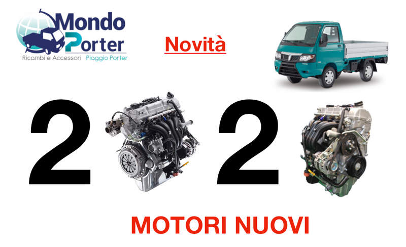 New Complete Engines for Piaggio Porter - New Piaggio Porter Engine
