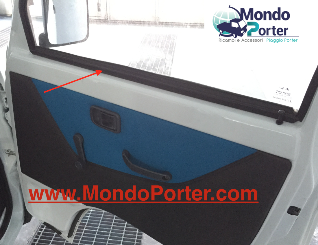 Piaggio Porter Front Door Internal Left and Right Window Seal